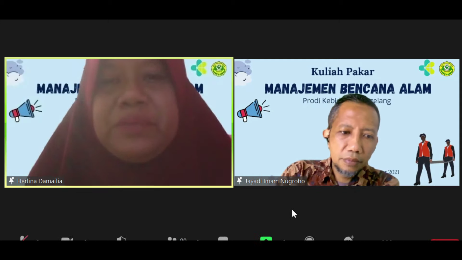 “Manajemen Bencana Alam” KEGIATAN DOSEN TAMU & KULIAH PAKAR bersama Drs. Jayadi Imam Nugroho , M ...