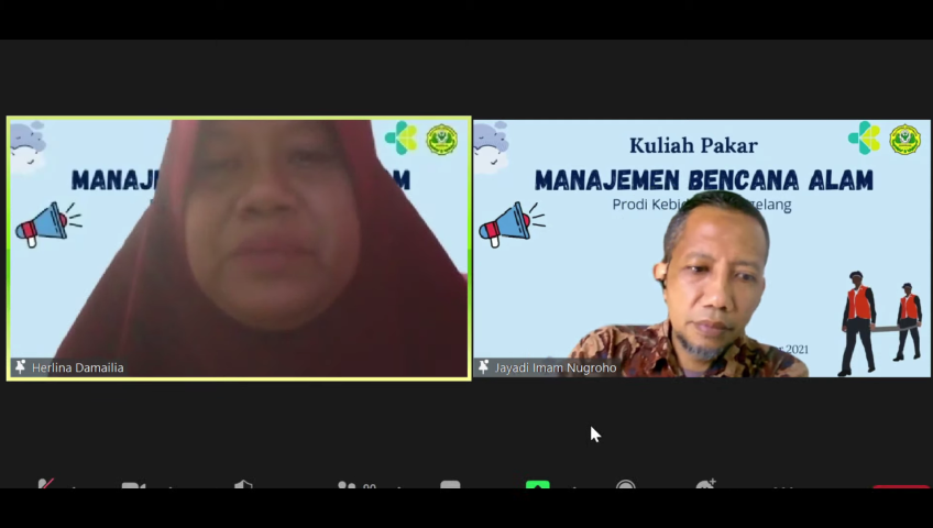 “Manajemen Bencana Alam” KEGIATAN DOSEN TAMU & KULIAH PAKAR bersama Drs. Jayadi Imam Nugroho , M ...